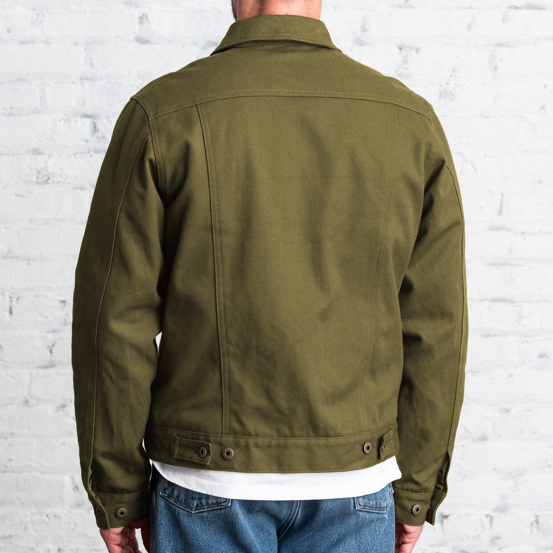 Montana Flannel-Lined Canvas Trucker Jacket – Line of Trade