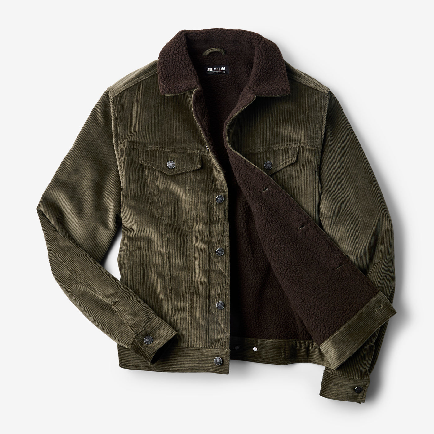 Montana Fleece-Lined Corduroy Trucker Jacket – Line of Trade
